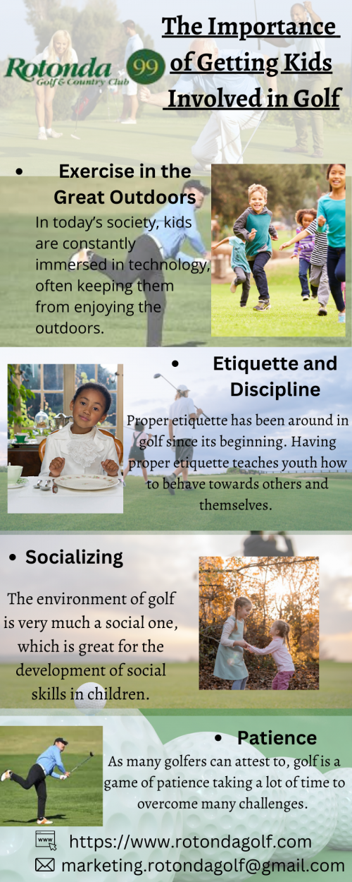 The Importance of Getting Kids Involved in Golf infographic - ImageOss ... The Importance of Getting Kids Involved in Golf infographic - ImageOss ...