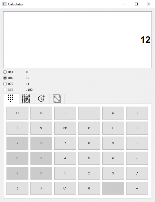 GitHub - 2956661656/ms-like-calculator: 类似微软计算器的qt项目 Qt project similar to microsoft calculator